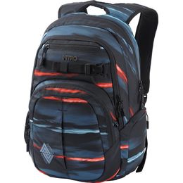 Schulrucksack Nitro "Chase" Gr. B/H/T: 37cm x 51cm x 23cm, schwarz (acid dawn) Kinder Rucksäcke Alltagsrucksack, Rucksack für Freizeit, Schule, Arbeit und Reise