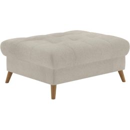 Hockerbank Home Affaire "Blackburn II" Hocker Gr. B/H/T: 102cm x 46cm x 82cm, Soft clean, beige (novaclean avanti 6 taupe) Passend zu der Garnitur, wahlweise mit Kaltschaum