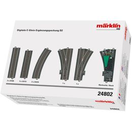 Märklin Gleise-Set MÄRKLIN "Digit. C-Gleis Ergänzungsp. D2, Wechselstrom - 24802", bunt, Eisenbahn-Schienensets, Kinder