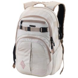 Schulrucksack Nitro "Chase" Gr. B/H/T: 37cm x 51cm x 23cm, beige (dune), Rucksäcke, Alltagsrucksack, Rucksack für Freizeit, Schule, Arbeit und Reise