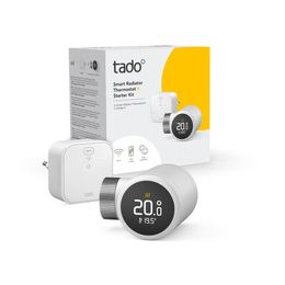 tado Heizkörperthermostat "Starter Kit - Smartes X + Bridge" Heizkörperthermostate weiß (grundfarbe)