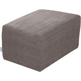 Hocker Tom Tailor HOME "LAZY" Gr. B/H/T: 72cm x 38cm x 45cm, Vintage Webstoff TUS, braun (braun tus 4) Polsterhocker