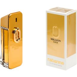 Eau de Parfum Paco Rabanne "Rabanne Million Gold Intense" Parfüms Gr. 100 ml, farblos (transparent) Herren