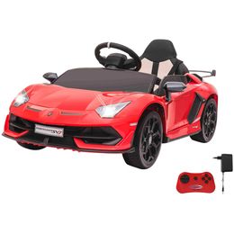 Elektro-Kinderauto Jamara "Ride-on Lamborghini Aventador SVJ" Elektro-Kinderfahrzeuge rot Kinder