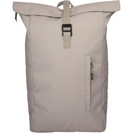 Laptoprucksack KATTBJØRN "Rolltop, Sandy Beige" Gr. B/H/T: 41 cm x 49 cm x 13,5 cm, beige (sandy beige) Herren Rucksäcke