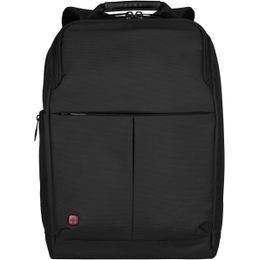 Laptoprucksack Wenger "Reload, schwarz" Gr. B/H/T: 31 cm x 44 cm x 18 cm, schwarz Herren Rucksäcke für Laptops bis 16 Zoll