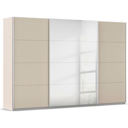 Schwebetürenschrank Rauch "Kleiderschrank Schrank Garderobe AGORDO mit Dekor- oder Hochglanzfront" Schränke Gr. B/H/T: 315cm x 210cm x 62cm, 3 St., beige (champagner) durchdachte Innenausstattung, in 4 Breiten und 2 Höhen MADE IN GERMANY