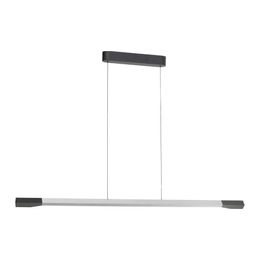 Pendelleuchte Paul Neuhaus "HOOP" Lampen Gr. 1 flammig, Ø 0,00cm H: 50,00cm,, schwarz (aluminium, anthrazit) LED, dimmbar, Simply Dim, Memory, nach Trennung vom Netz, Comfort Lift