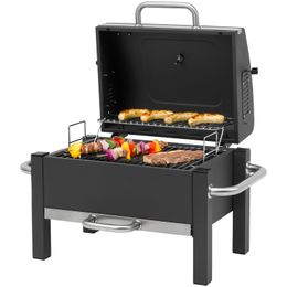 Holzkohlegrill Tepro "Toronto Easy" Grills Gr. B/H/T: 67,5 cm x 45 cm x 44 cm, schwarz BxTxH: 67,5x44x45 cm