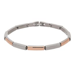 Gliederarmband TITANIA "Armbänder" Armbänder Gr. Titan, rosegold (roségoldfarben) Damen bicolor