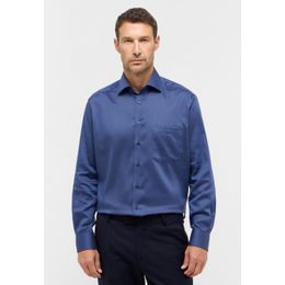 Langarmhemd Eterna "COMFORT FIT" Gr. 40, Normalgrößen, blau (denim) Herren Hemden