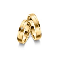 Partnerring MARRYA Fingerringe Gr. 48, Gelbgold 333, goldfarben (damen ring, gold) Damen 333 Gelbgold Trauringe Eheringe Partnerringe – das Zeichen Eurer Liebe