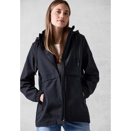 Outdoorjacke Cecil Gr. L (42), blau (dark navy blue) Damen Jacken aus softem Materialmix