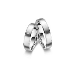 Partnerring MARRYA Fingerringe Gr. 48, Weißgold 333, silberfarben (damen ring, silber) Damen 333 Weißgold Trauringe Eheringe Partnerringe – das Zeichen Eurer Liebe