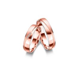 Partnerring MARRYA Fingerringe Gr. 56, Roségold 333, herren ring, roségold Damen 333 Roségold Trauringe Eheringe Partnerringe – das Zeichen Eurer Liebe