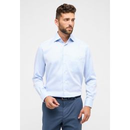 Langarmhemd Eterna "COMFORT FIT" Gr. 40, Normalgrößen, blau (hellblau) Herren Hemden