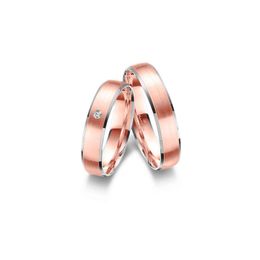 Partnerring MARRYA Fingerringe Gr. 48, Gelbgold 333-Roségold 333-Weißgold 333, damen ring, roségold, silber Damen 333 Bicolor Trauringe Eheringe Partnerringe – das Zeichen Eurer Liebe