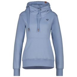 alife and kickin Kapuzensweatshirt ALIFE & KICKIN "Damen SARAHAK A HOODIE" Gr. M, blau (lupine blue melange) Damen Sweatshirts