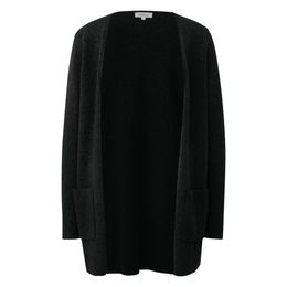 Cardigan s.Oliver Gr. 40, schwarz (black) Damen Strickjacken mit praktischen Taschen