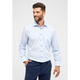 Langarmhemd Eterna "COMFORT FIT" Gr. 42, Normalgrößen, blau (hellblau) Herren Hemden