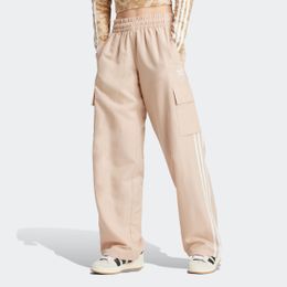 Sporthose adidas originals "3S CARGO PANTS", Damen, Gr. XL, N-Gr, beige (magic beige), Obermaterial: 100% Polyester, sportlich, Hosen