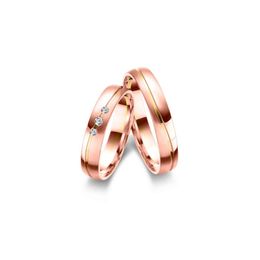 Partnerring MARRYA Fingerringe Gr. 48, Gelbgold 333-Roségold 333-Weißgold 333, damen ring, roségold, gold Damen 333 Bicolor Trauringe Eheringe Partnerringe – das Zeichen Eurer Liebe