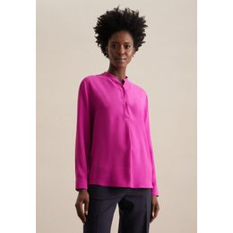 Klassische Bluse Seidensticker "Schwarze Rose" Gr. XXL (44), lila, Damen, 100% Viskose, unifarben, Blusen, Tunika Uni