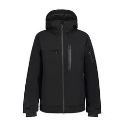 Skijacke Icepeak "H SKIJACKE CALE", Herren, Gr. 58, schwarz, Web, Obermaterial: 100% Polyester, sportlich, regular fit hüftlang, Langarm, Jacken, mit Markenlabel am Arm