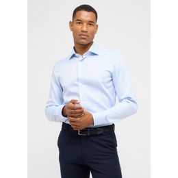 Langarmhemd Eterna "SLIM FIT" Gr. 43, Normalgrößen, blau (hellblau) Herren Hemden