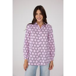 LIEBLINGSSTÜCK Klassische Bluse LIEBLINGSSTÜCK "OceanL" Gr. 36, rosa (fresh rose) Damen Blusen mit Alloverprint