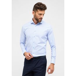 Langarmhemd Eterna "MODERN FIT" Gr. 40, Normalgrößen, blau (hellblau) Herren Hemden