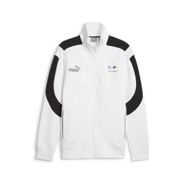 Sweatjacke Puma "BMW M Motorsport MT7+ Trainingsjacke Herren" Gr. L, weiß (white) Herren Sweatjacken