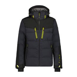 Skijacke Luhta "H SKIJACKE AATSINKI", Herren, Gr. 48, grau (anthrazit), Obermaterial: 88% Polyester, 12% Elasthan, sportlich, Jacken