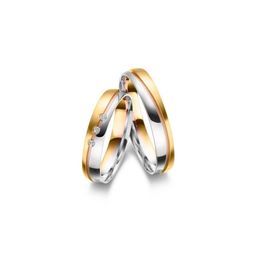 Partnerring MARRYA Fingerringe Gr. 48, Gelbgold 333-Roségold 333-Weißgold 333, damen ring, gold, roségold, silber Damen 333 Tricolor Trauringe Eheringe Partnerringe – das Zeichen Eurer Liebe