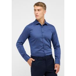 Langarmhemd Eterna "SLIM FIT" Gr. 38, Normalgrößen, blau (denim) Herren Hemden