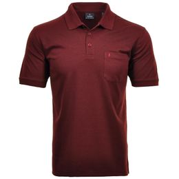 Poloshirt Ragman Gr. 7XL, rot Herren Shirts