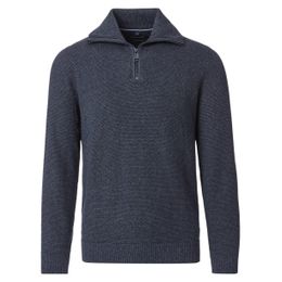 Troyer Casamoda "Casamoda Troyer uni", Herren, Gr. L, blau (dunkelblau), 100% Baumwolle, Pullover