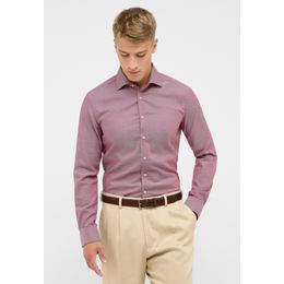 Langarmhemd Eterna "SLIM FIT" Gr. 38, Normalgrößen, rot (bordeaux) Herren Hemden