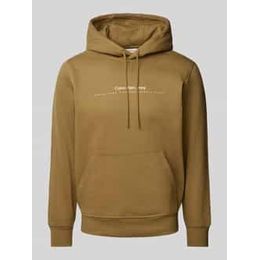 Calvin Klein Jeans Hoodie mit Label-Print