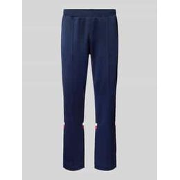 Sergio Tacchini Regular Fit Trackpants mit fixierten Bügelfalten