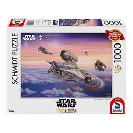 SCHMIDT Star Wars The Mandalorian – Die Eskorte Puzzle, 1000 Teile