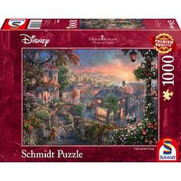 SCHMIDT Thomas Kinkade Disney Susi und Strolch Puzzle, 1000 Teile