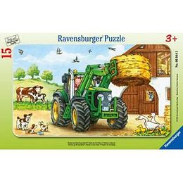 Ravensburger Traktor auf dem Bauernhof Puzzle, 15 Teile