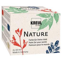 4 Kreul Nature Bastelfarben-Set farbsortiert