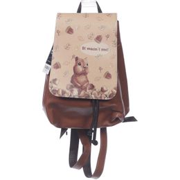 DOGO Damen Rucksack, braun, Gr.