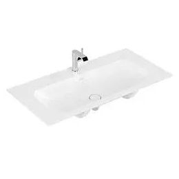 Villeroy & Boch Villeroy und Boch Finion Möbelwaschtisch 4164A2RW 100x50cm, stone white C+, mittleres Hahnloch durchstochen, ohne Überlauf