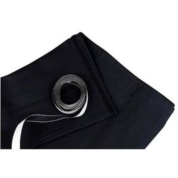 Showtec Skirt for Stage-elements, Skirting, 6m(b)x40cm(h), schwarz, ungefaltet