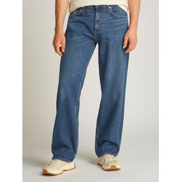 Loose-fit-Jeans Tommy Jeans Gr. 31, Länge 34, blau (denim dark) Herren Jeans in blauer Waschung