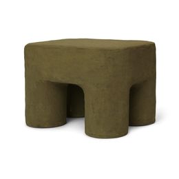 ferm LIVING - Podo Hocker, khaki