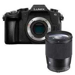 Panasonic LUMIX DMC-G80 schwarz + Sigma 16mm F/1.4 DC DN Contemporary